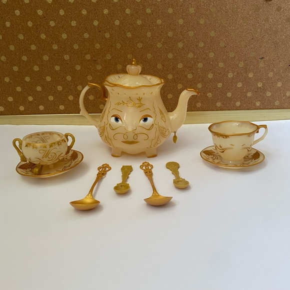 Disney | Toys | Disney Store Beauty And The Beast Enchanted Objects Tea ...